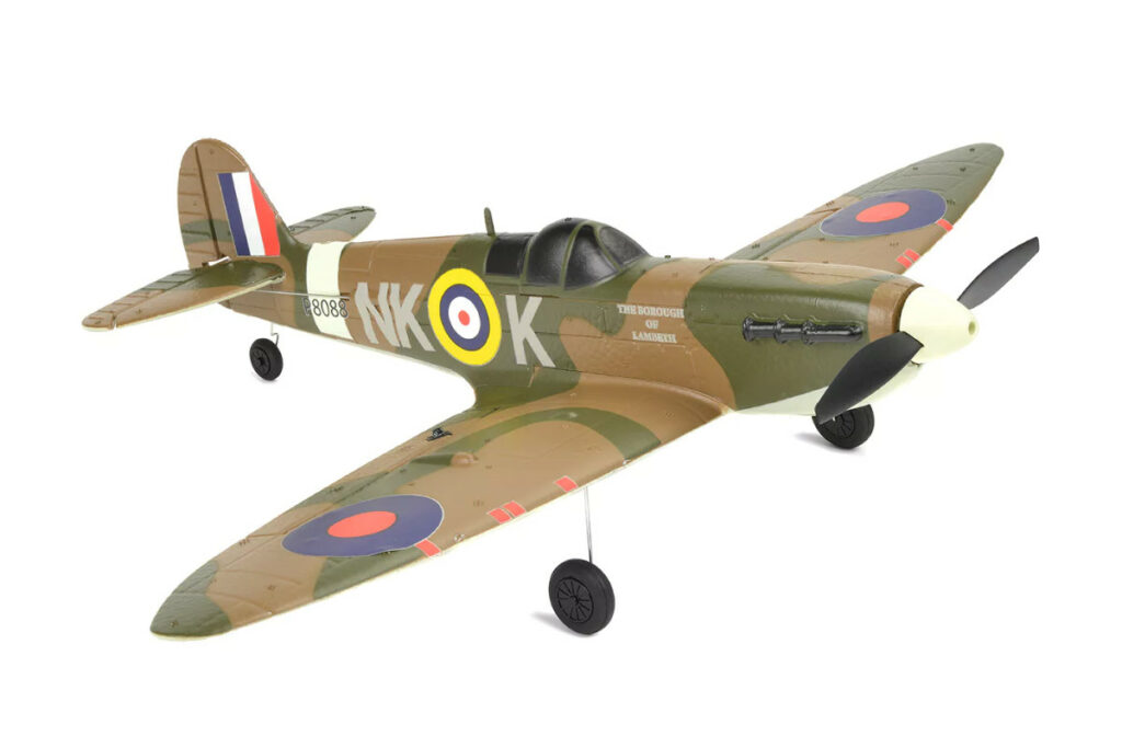 EZ-Wings Mini Spitfire MK II RTF 450mm 1+1 Li-Po Battery – USB Charger ...